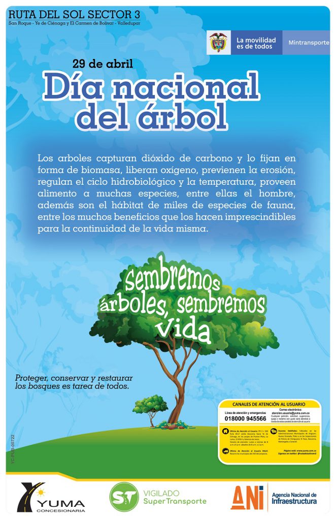 Día Nacional del árbol – Yuma Concesionaria S.A.